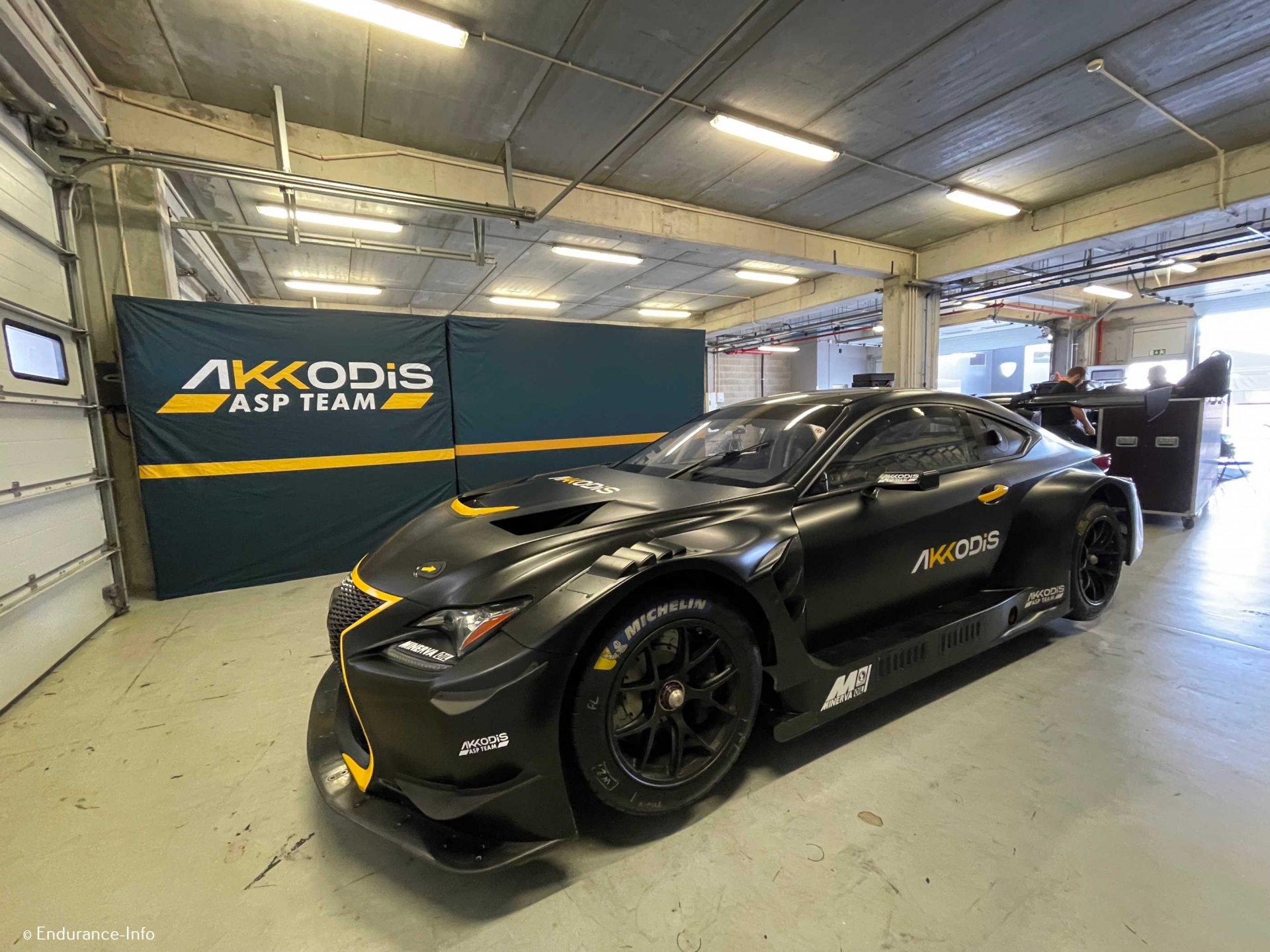 La Lexus RC F GT3/Akkodis-ASP prête à prendre la piste - Endurance Info